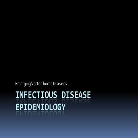 Emerging vector borne diseases (Dengue) | PPTX