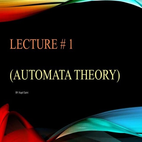 Introduction to Automata Theory | PPT