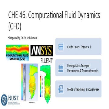 Computational Fluid Dynamics (CFD) | PPTX
