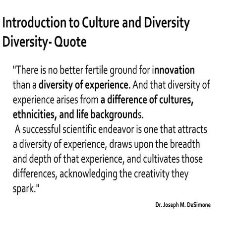 Lecture 1 Culture And Diversity Week 1 2 Ppt