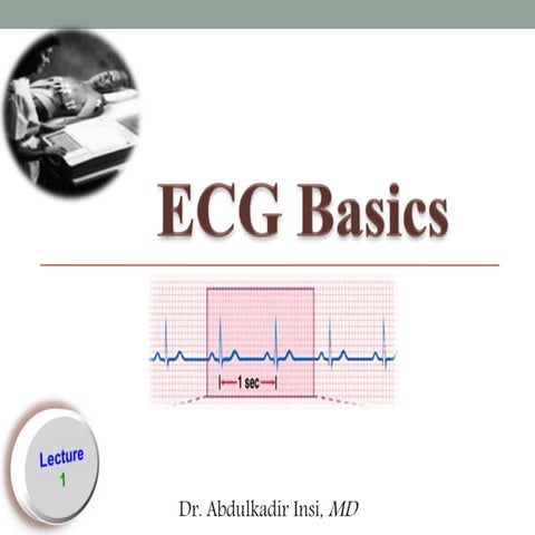 Lecture 1 of ECG basics | PPTX