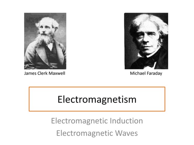 History of electromagnetic wave’s discovery | PPTX