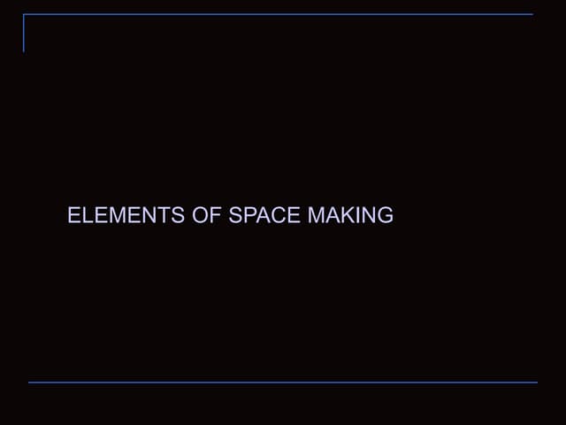 03 architectural principles & elements | PPT