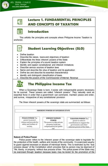 FUNDAMENTALS OF the TAXATION PART 1.pptx
