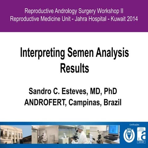 Interpreting Semen Analysis Results | PPT