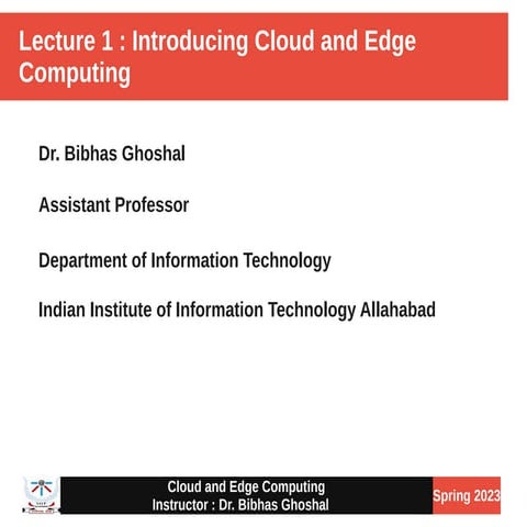 Lecture1_Intro edge computing and cloud computing | PPT