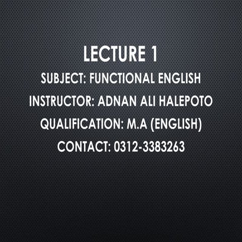 (Lecture 1) Introduction to English Language.pptx