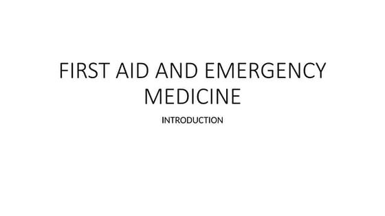 Module 1 Guidelines In Giving Emergency Care | PPT