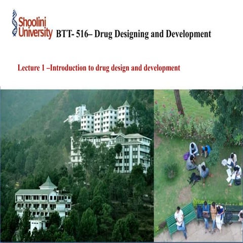 Lecture 1 –Introduction to drug design and development | PDF