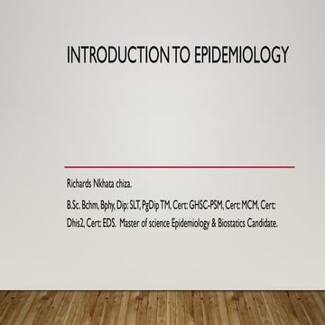 Lecture 1 Introduction to Epidemiology.pptx
