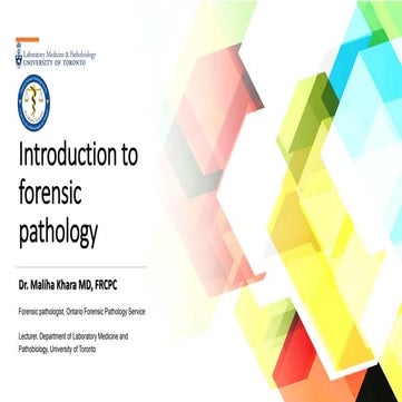 Introduction to Forensic Pathology course | PDF