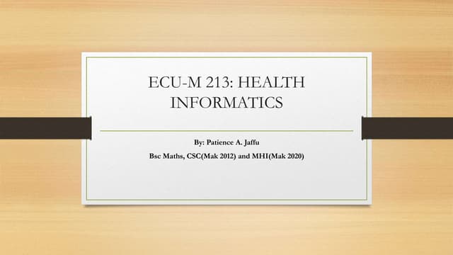 Introduction to E-Health 01 Lecture Slides.pdf