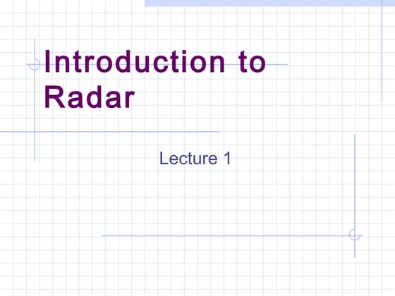 4.11 radar cross section (rcs) | PDF