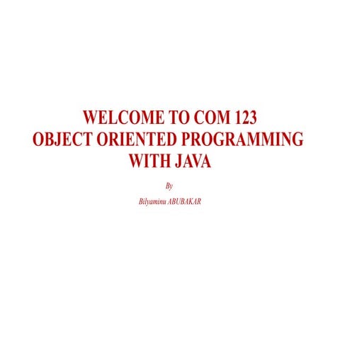 The Four Pillars of Object-Oriented Programming | PPTX