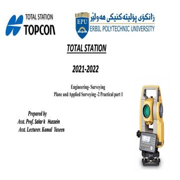lecture_(1)_(Leveling-Centering-Tilting-FUNC-total station | PDF