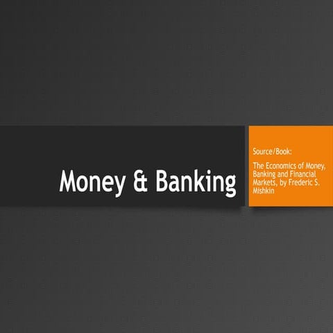 Money & Banking | PPT