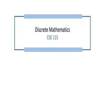 Discrete Mathematics Chapter1 Part1 Pptx