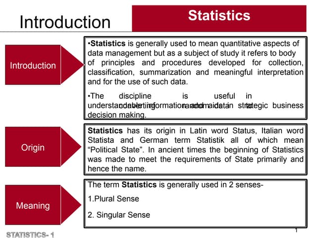 Statistics | PPTX