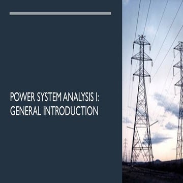 lecture1_Power System Analysis _USN.pptx
