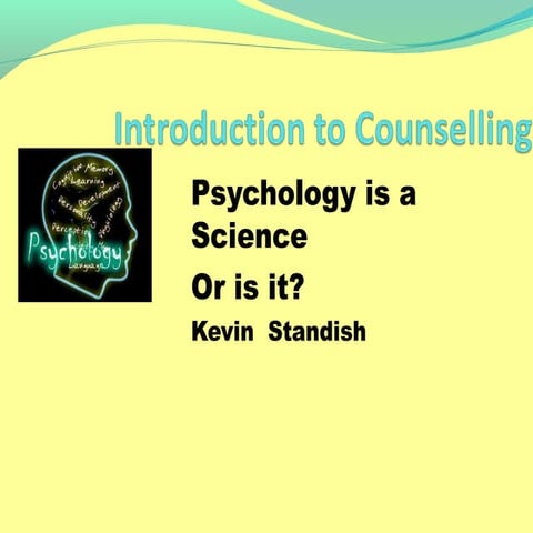 Psych 101 - Introduction to Psychology - Lecture 1 | PPTX