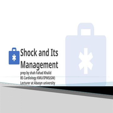 Lecture different types of Shock and Its Management.pptx