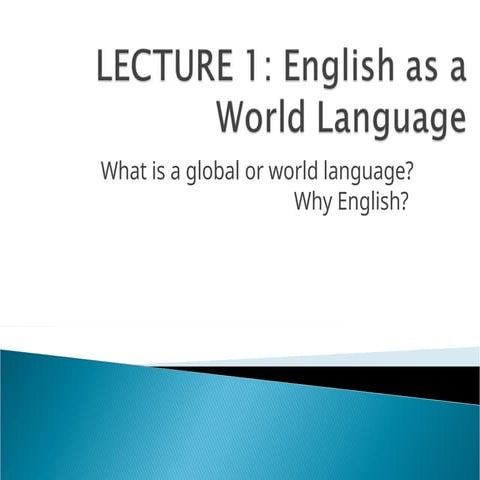 Lecture 1 The-History-of-English.ppttttttty | PPT