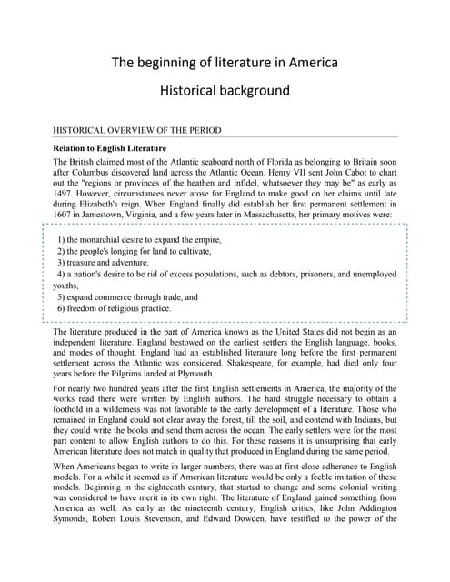 North american literature | PPTX | Christianity | Religion & Spirituality