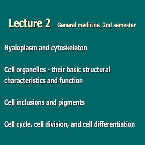 Lecture2 | PPT | Biological Sciences | Science