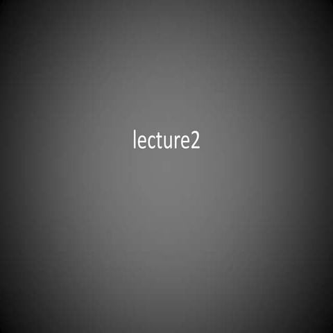 Lecture2 learning from data | PPT
