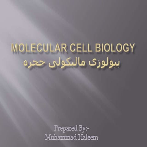 Lecture Biology/M.Haleem | PPT