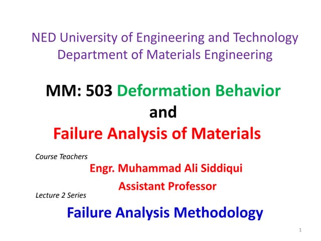 Fracture Mechanics & Failure Analysis: Griffith theory of brittle ...