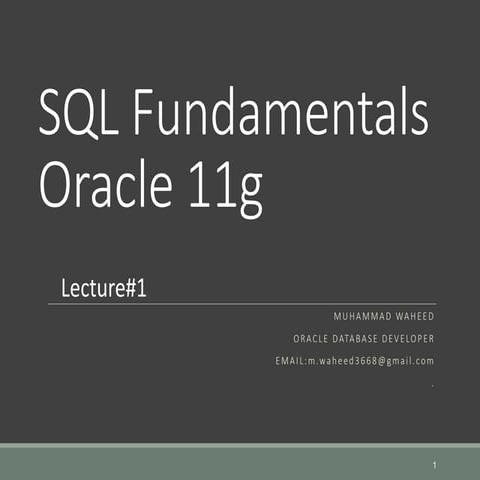 Sql Fundamentals Lecture 2 Ppt 1268