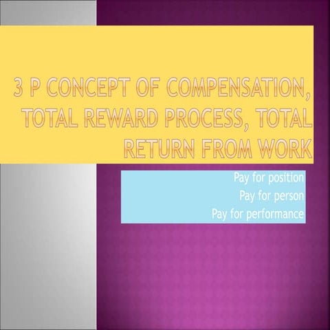 3 p compensation concept | PPTX