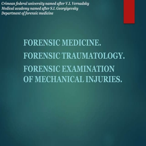 Lecture 2. Forensic traumatology.ppt