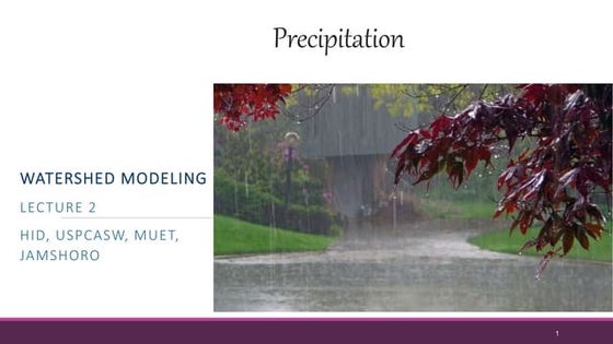 Rainfall analysis (Solved Examples)_Week2_CVE3305.pdf | Weather | Science