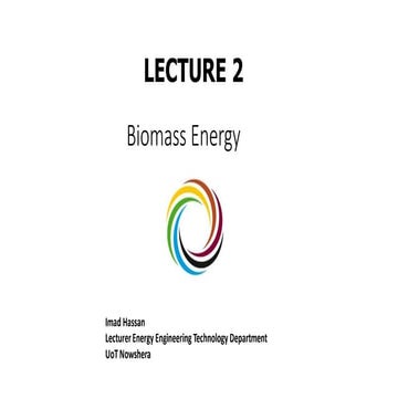 Introduction biomass and its structure and uses | PPT