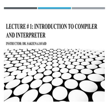 Compiler Construction Chapter 2 Very Simple | PPT