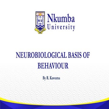 biology basis of behaviour biology basis of behaviour | PPTX