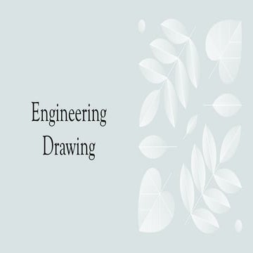 Lecture 2 ENG DRAWING MECHANICAL ENGINEERING | PPTX