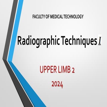 Technique 1 Upper limbs 3 | PPTX