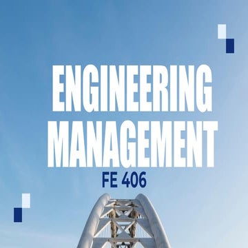 Decision Making (Engineering Management) | DOCX