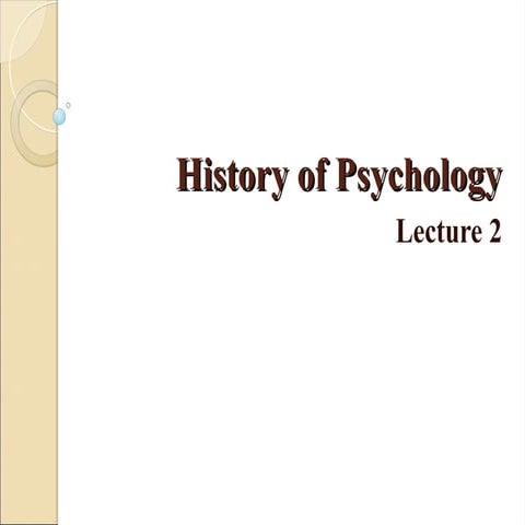 General Psychology: Chapter 1 | PDF