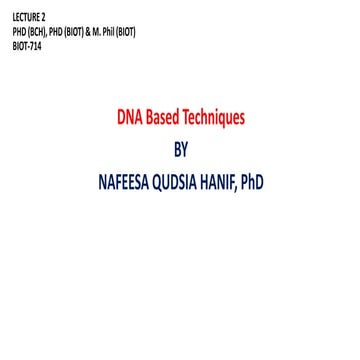 DNA based Techniques - PCR BASIC CONCEPTS.pptx