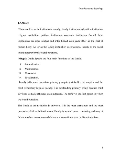 Types of family structures | PPTX