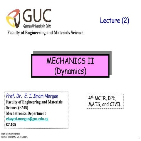 Lecture (2) - Kinematics of Particles II.pdf