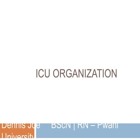 Intensive care unit design | DOC