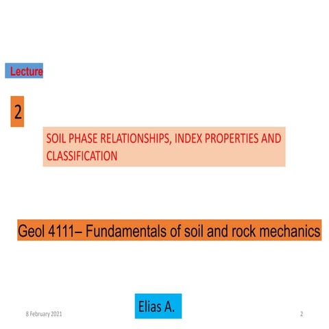 Lecture 2 soil phase r.ship&index,properties | PDF | Geology | Science
