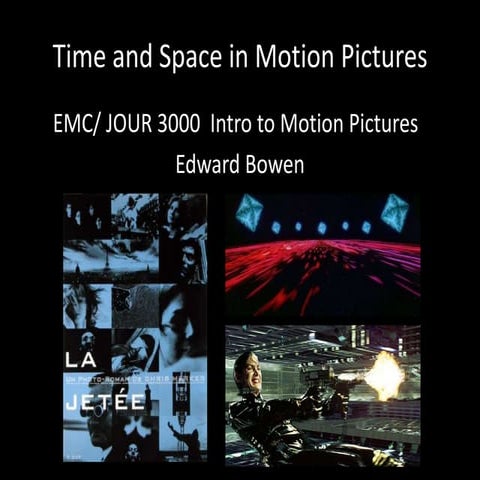 EMC 3000 Lecture 2 - Time and Space | PPTX