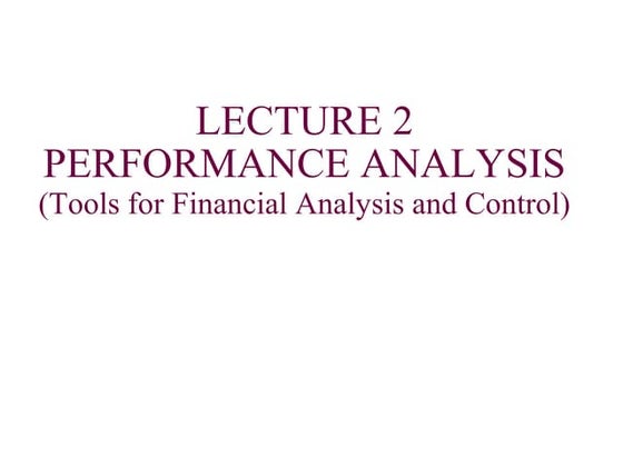 Financial statement analysis | PPT