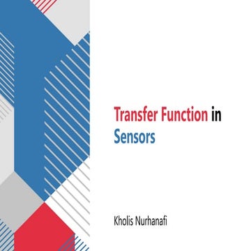 Lecture 2 - Transfer Function in Sensors.pptx